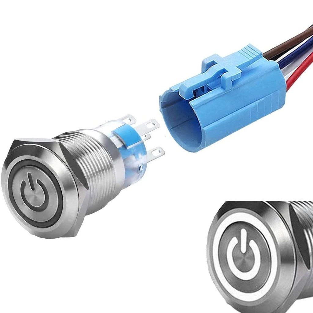 LED TASTER 16mm. - BELI cena Beograd Novi Beograd Zemun