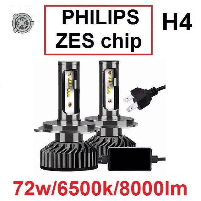 H4 SET PHI ZES chip 8000LM - SREDNJE*DUGO cena Beograd Novi Beograd Zemun